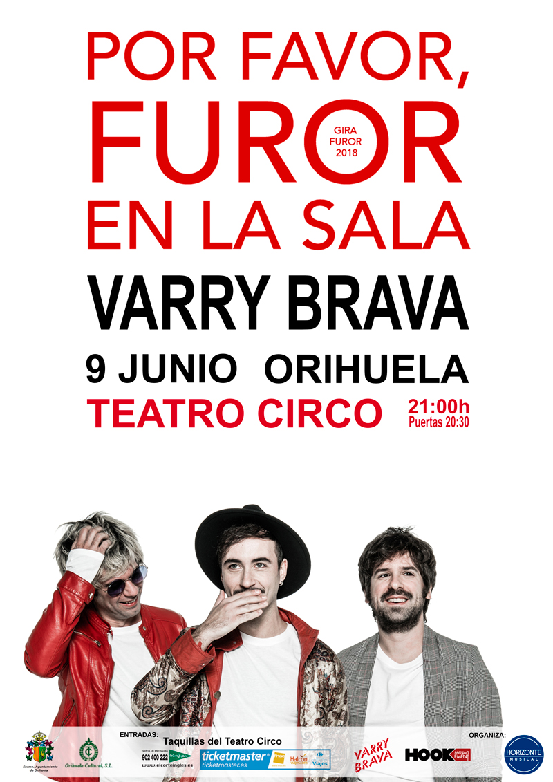 Concierto de Varry Brava en Orihuela - Horizonte Musical - Agencia de contratación y eventos
